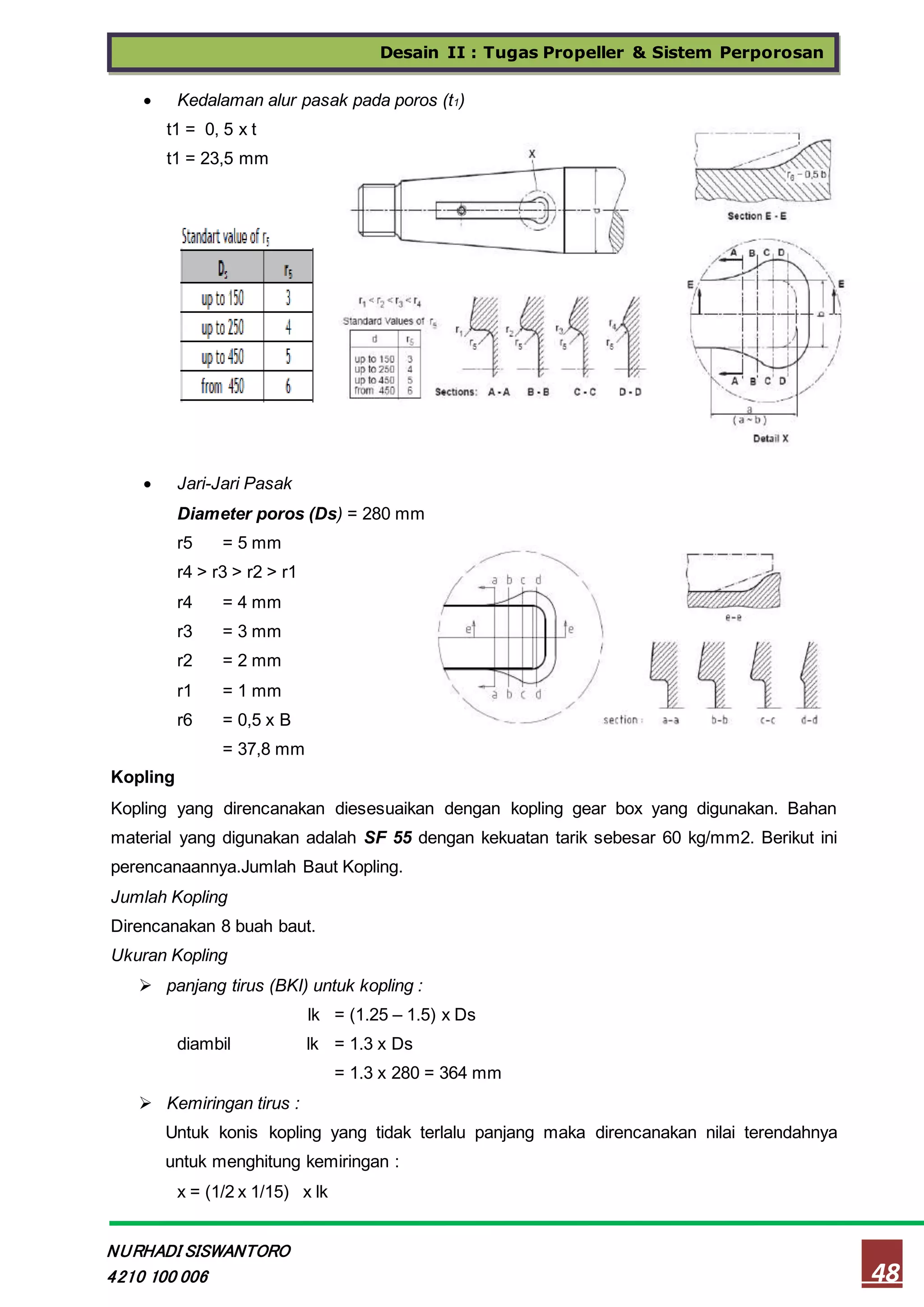Perhitungan propulsi kapal | DOCX