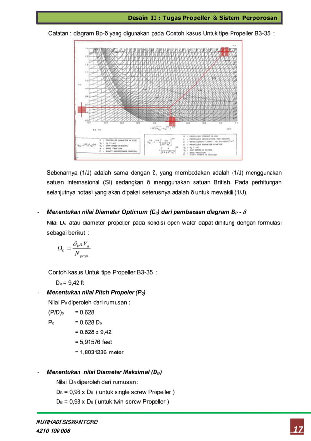 Perhitungan propulsi kapal | DOCX
