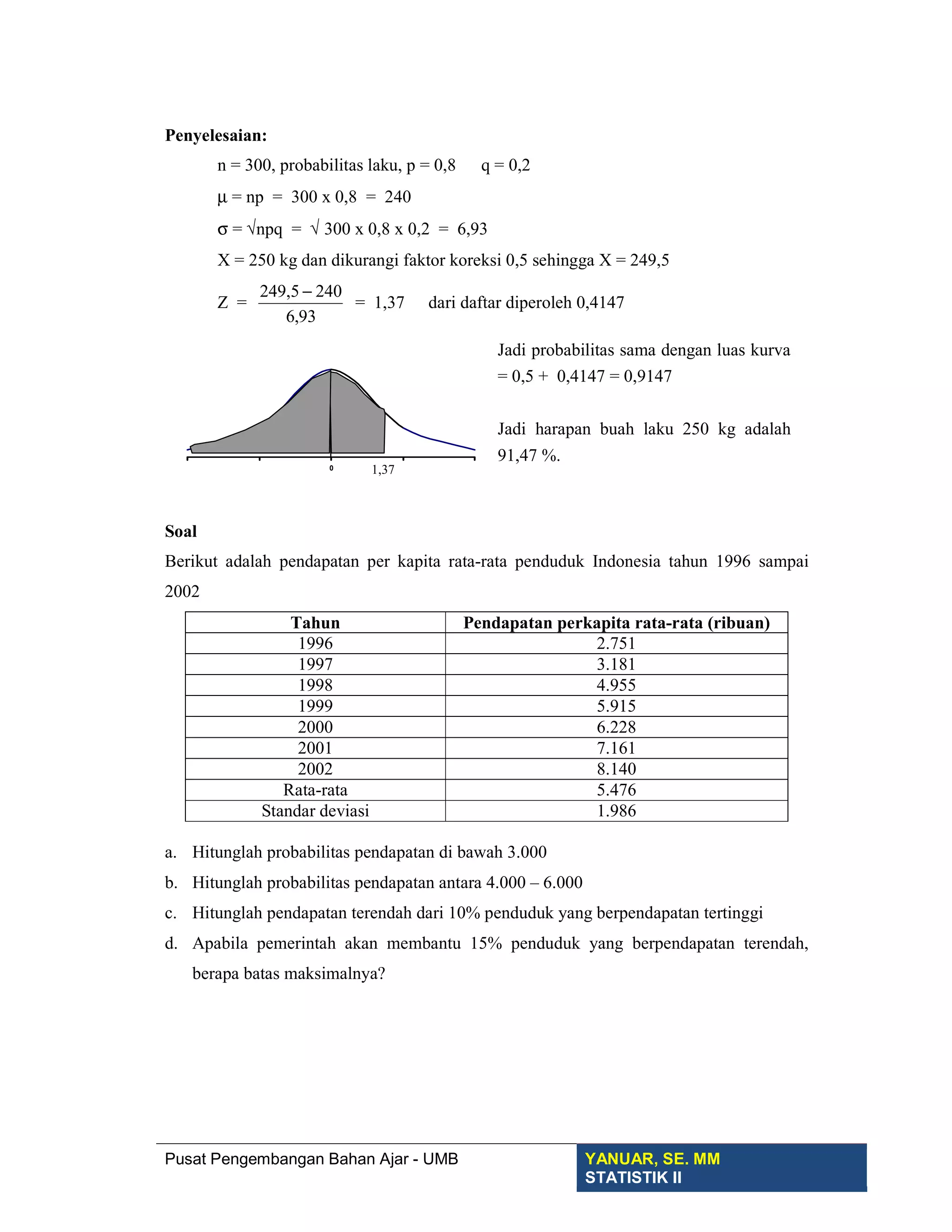Perhitungan statistik | PDF