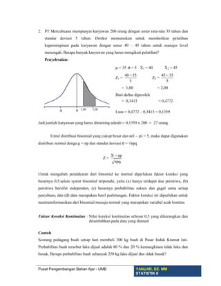 Perhitungan statistik | PDF