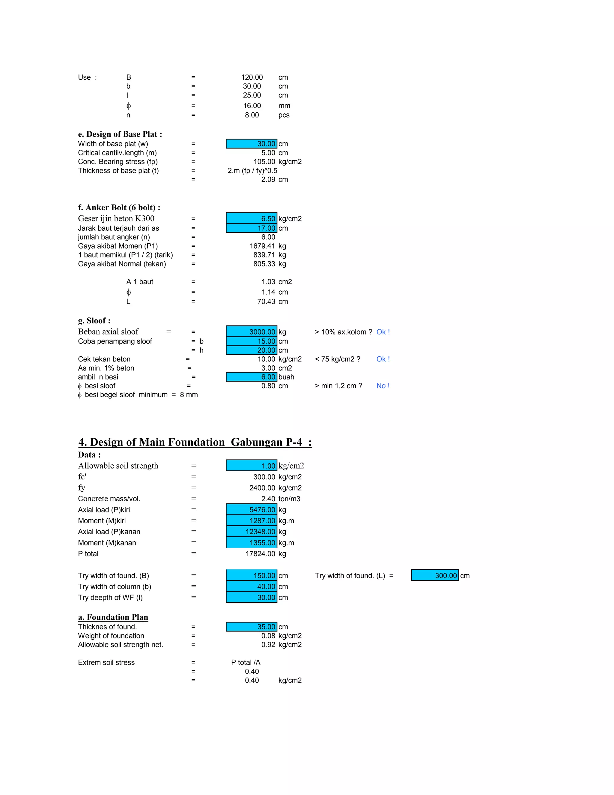 Perhitungan struktur | PDF