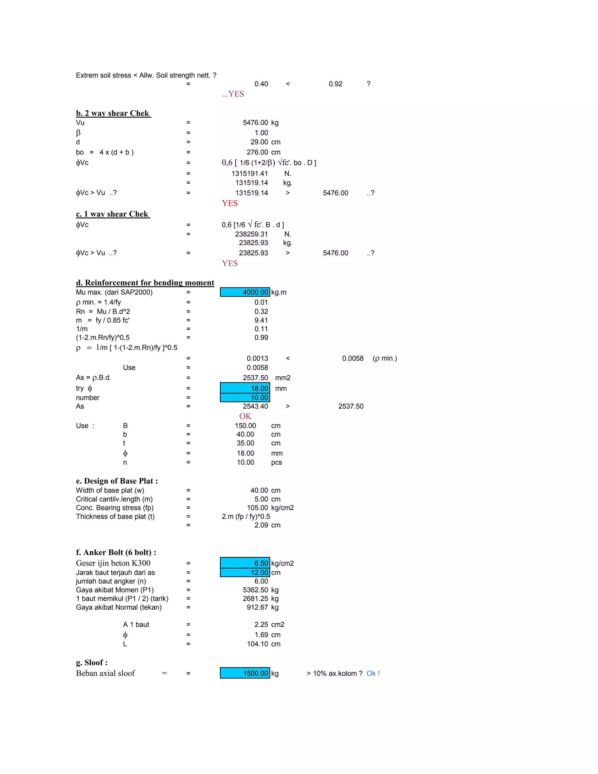 Perhitungan struktur | PDF