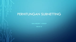 Perhitungan subnetting jaringan komputer | PDF