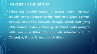 Perhitungan subnetting jaringan komputer | PDF