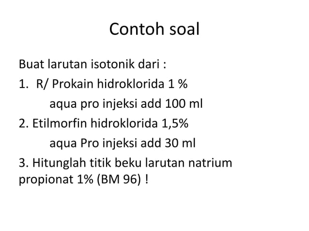 Perhitungan Tonisitas (Tonicity calculation) in sterile formulation.pptx