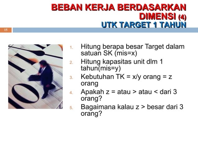 Perhitungan Workload Analysis | PPSX