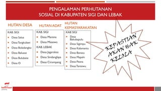 Perhutanan sosial dan desa | PDF