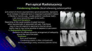 Peri apical radiolucency | PPT