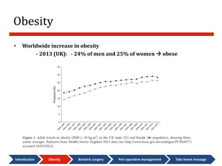 Peri-operative management of obese patients undergoing bariatric ...