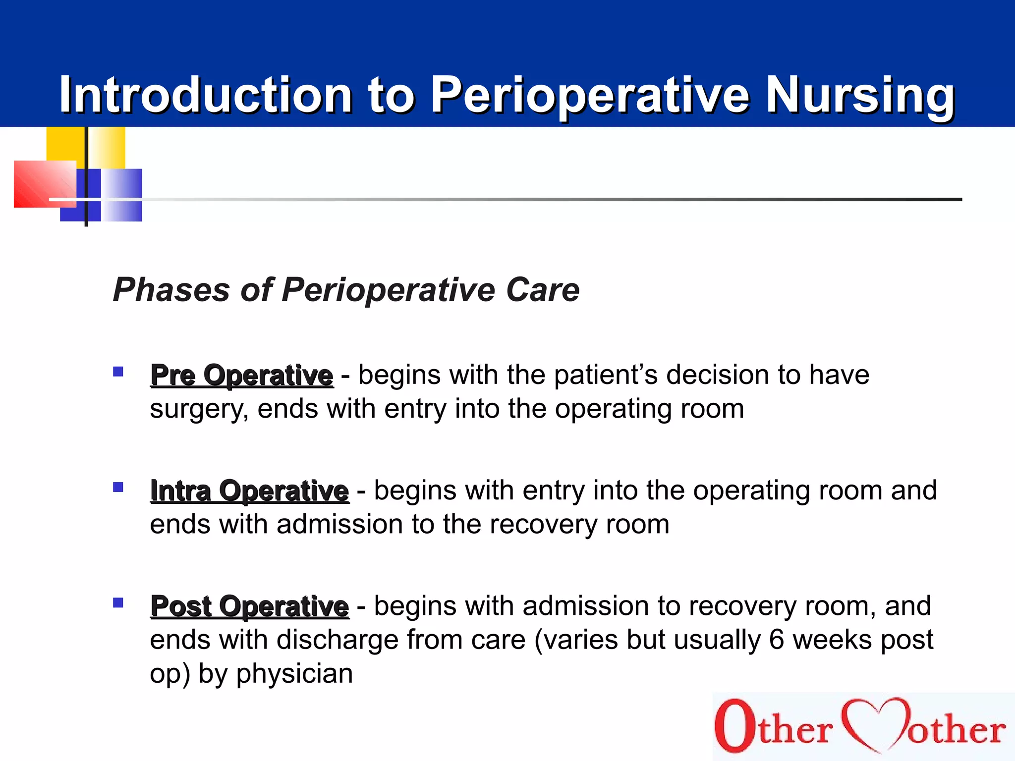 Peri operative nursing | PPT