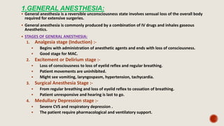 Peri-operative Nursing/Anesthesia/Pain Management | PPTX