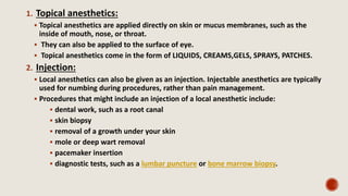 Peri-operative Nursing/Anesthesia/Pain Management | PPTX