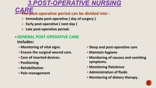 Peri-operative Nursing/Anesthesia/Pain Management | PPTX