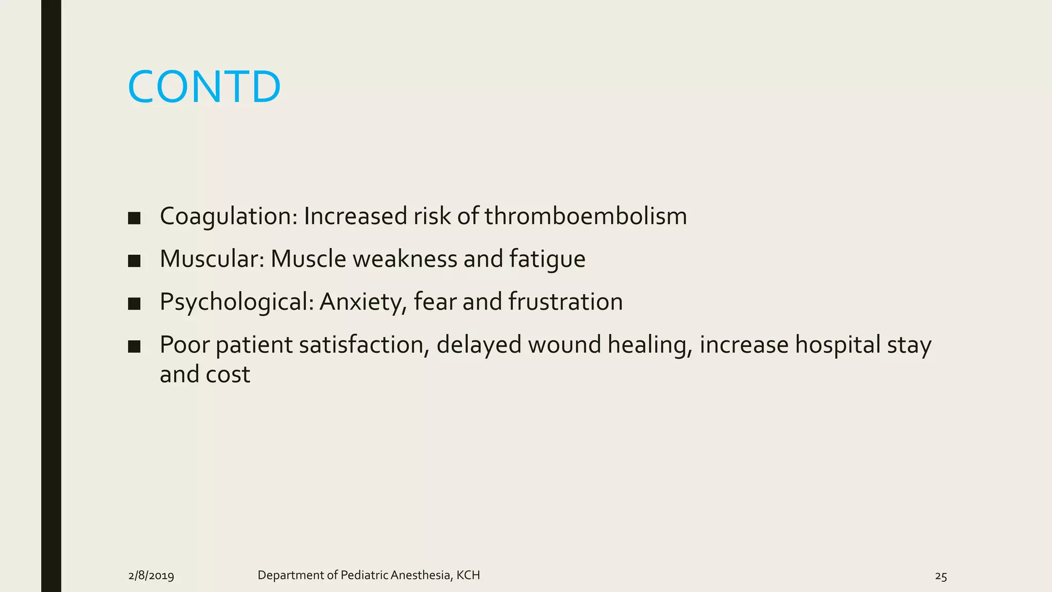Peri operative pain management | PPTX
