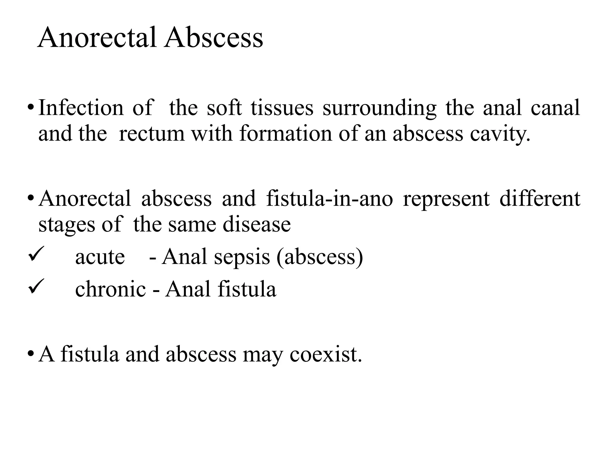 Perianal abscess | PPTX