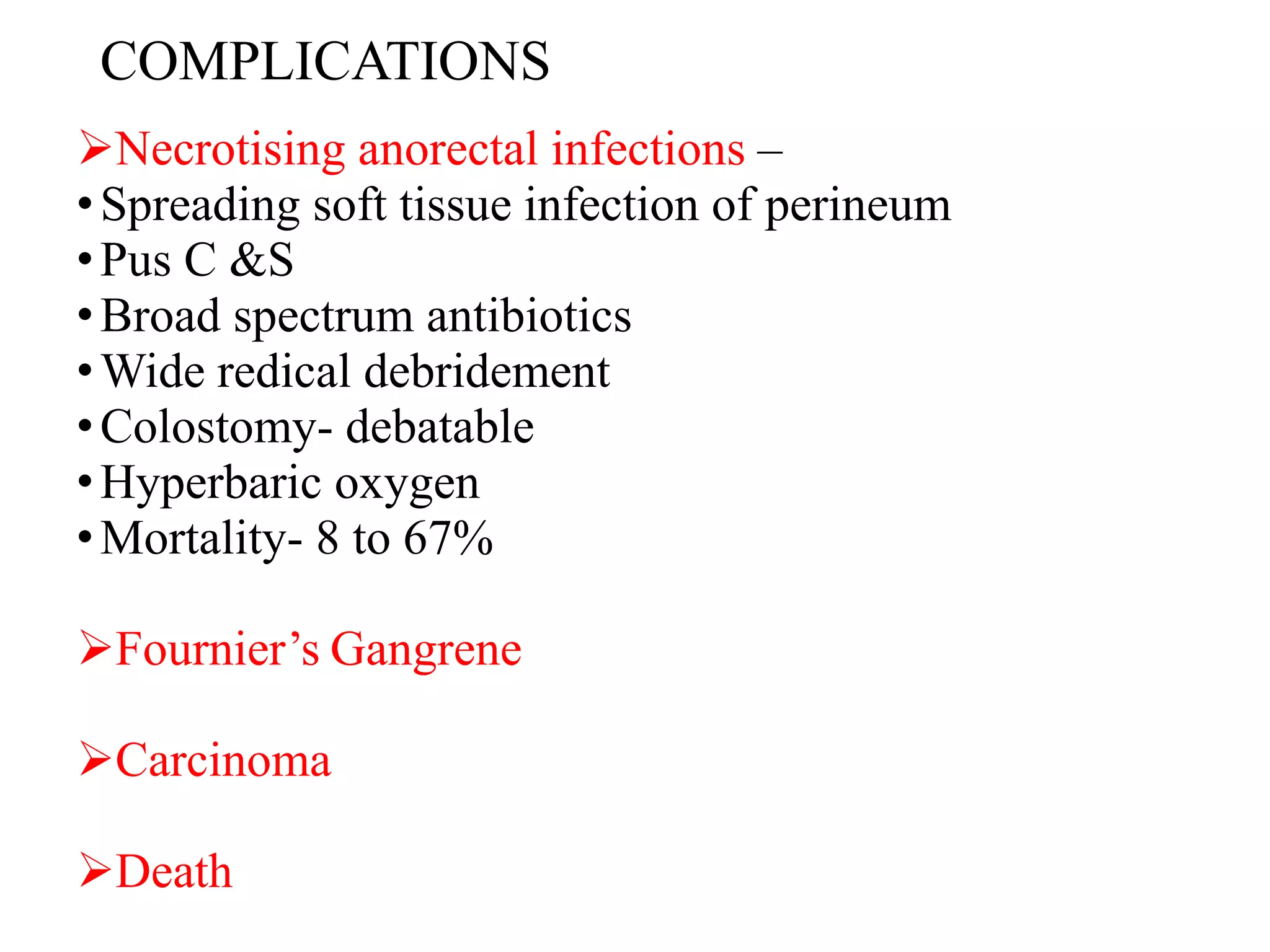 Perianal abscess | PPTX | Digestive Disorders | Diseases and Conditions