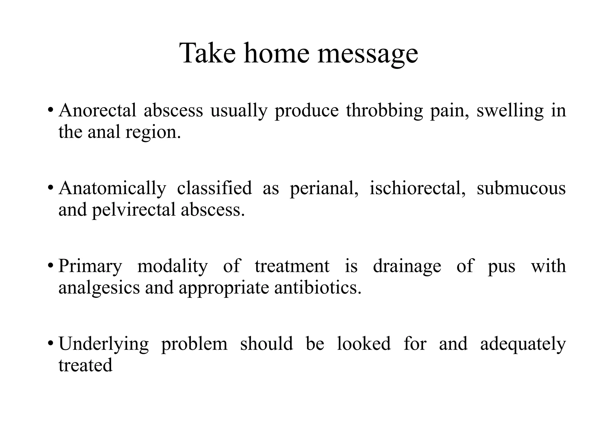 Perianal abscess | PPTX