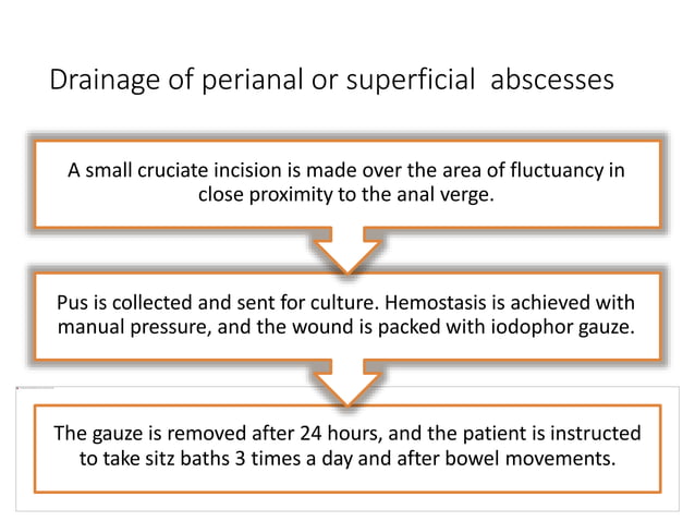 Perianal abscess | PPTX | Digestive Disorders | Diseases and Conditions