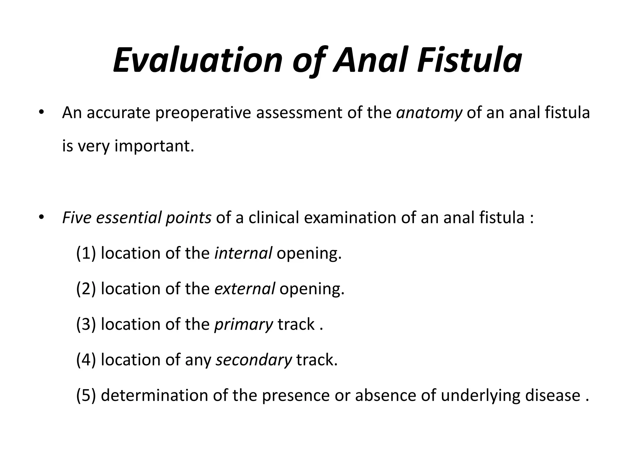 Perianal abscess fistula in ano | PPTX