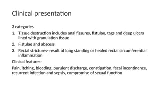 Perianal Crohn’s Disease.pptx in children | PPTX