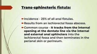 Perianal fistula (fistula in ano) | PPTX