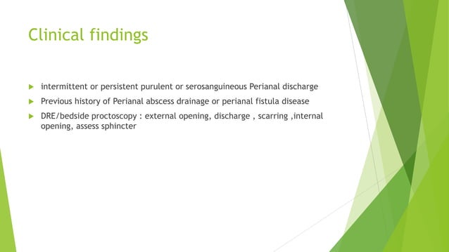 Perianal fistula disease.pptx | Digestive Disorders | Diseases and ...