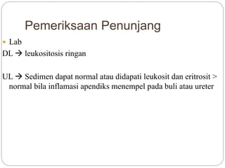 Peri apendikuler infiltrat | PPTX