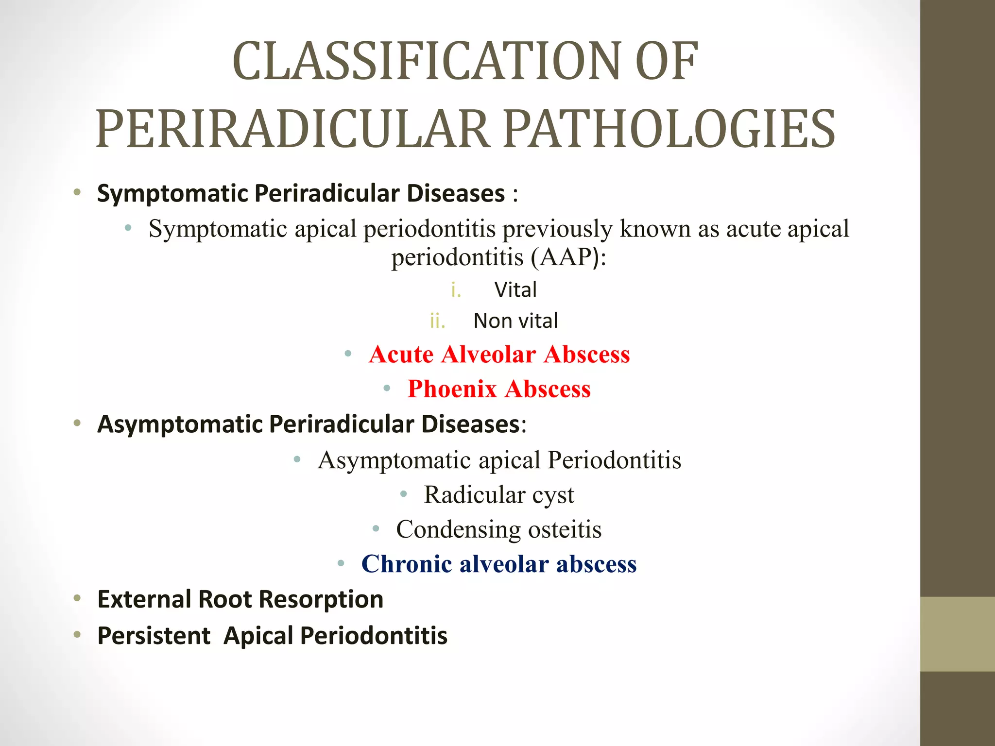 Periapical Abscess.pptx | Dental Health | Diseases and Conditions
