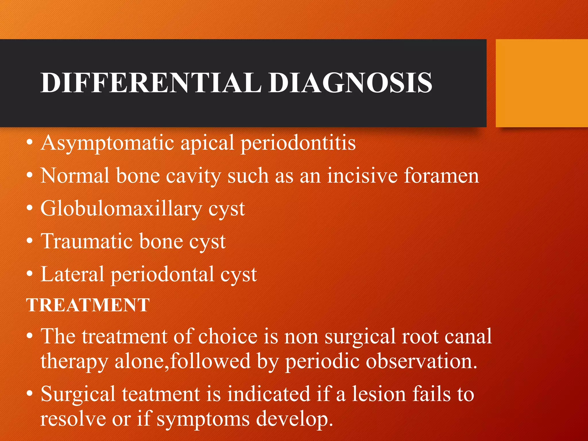 Periapical diseases and classification | PPTX