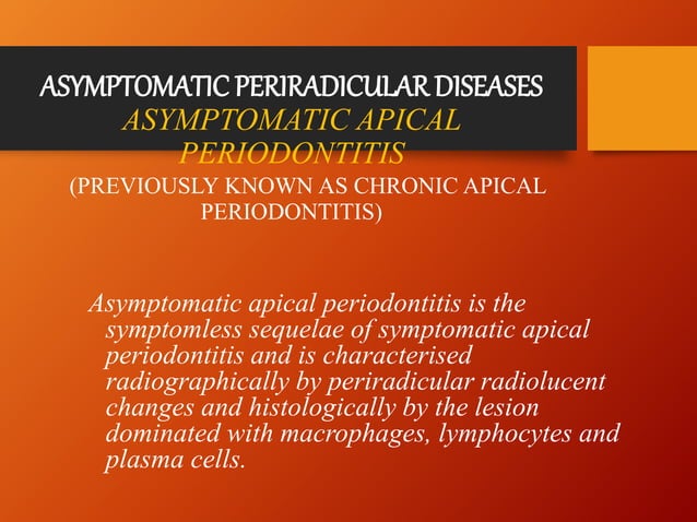 Periapical diseases and classification | PPTX | Dental Health ...