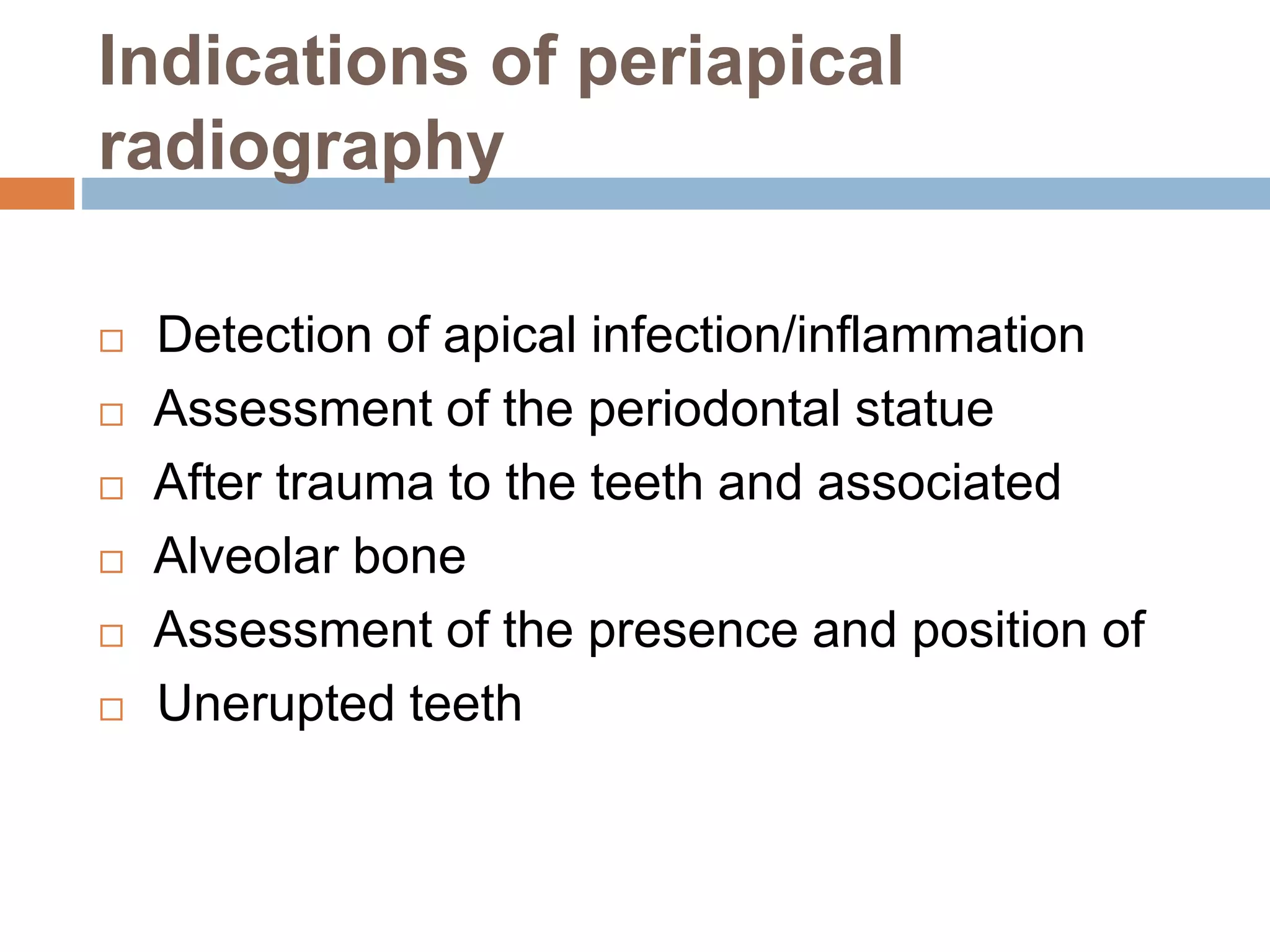 Periapical radiograph | PPTX
