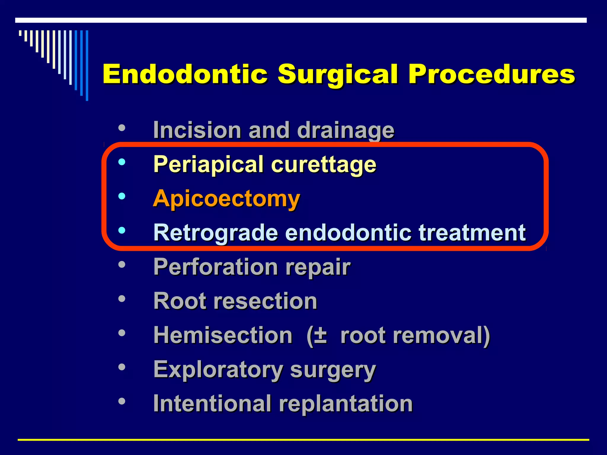 Periapical surgery | PPT