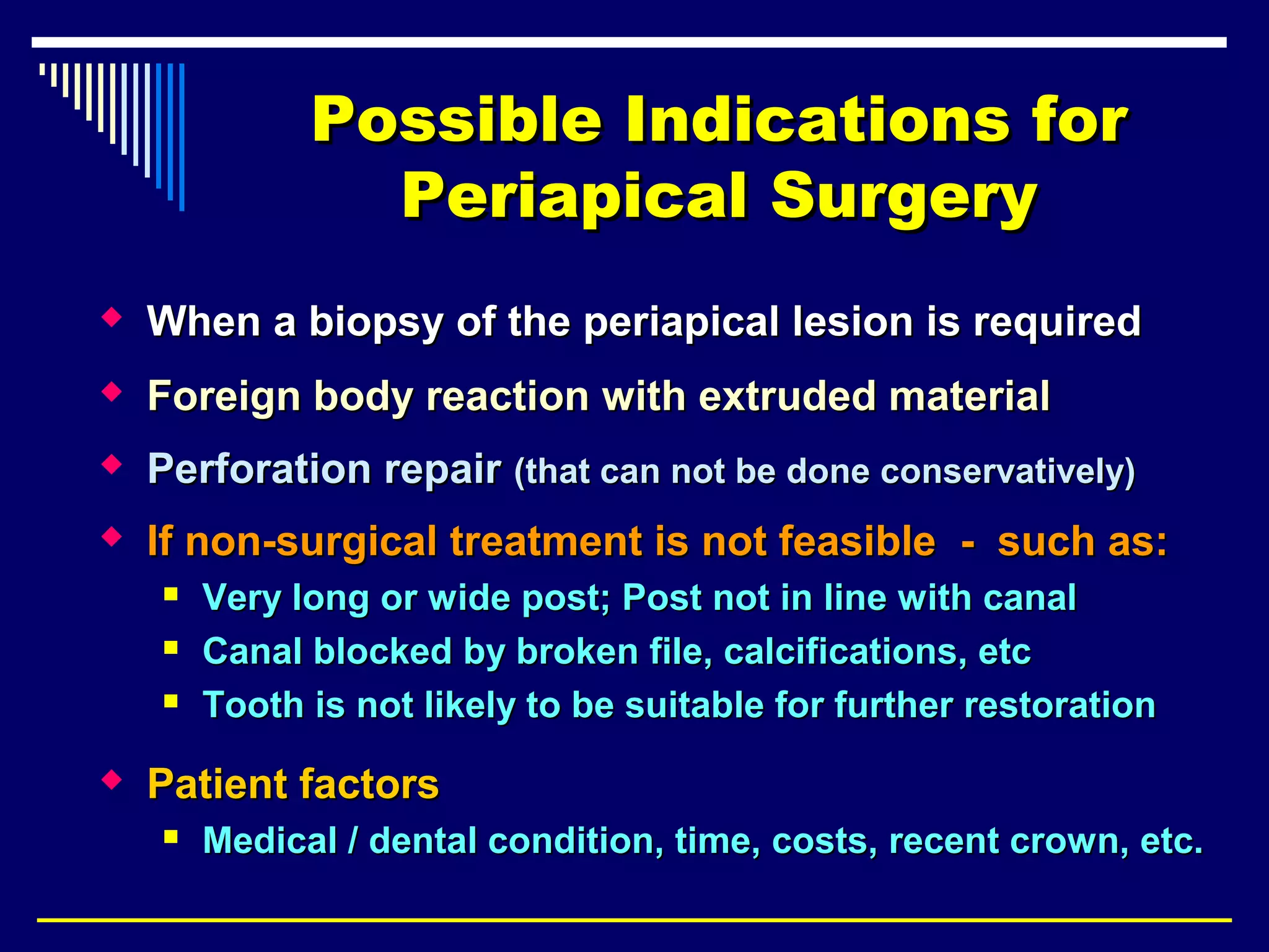 Periapical surgery | PPT