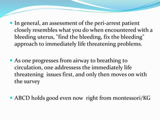 Peri arrest scenario in pregnancy | PPT