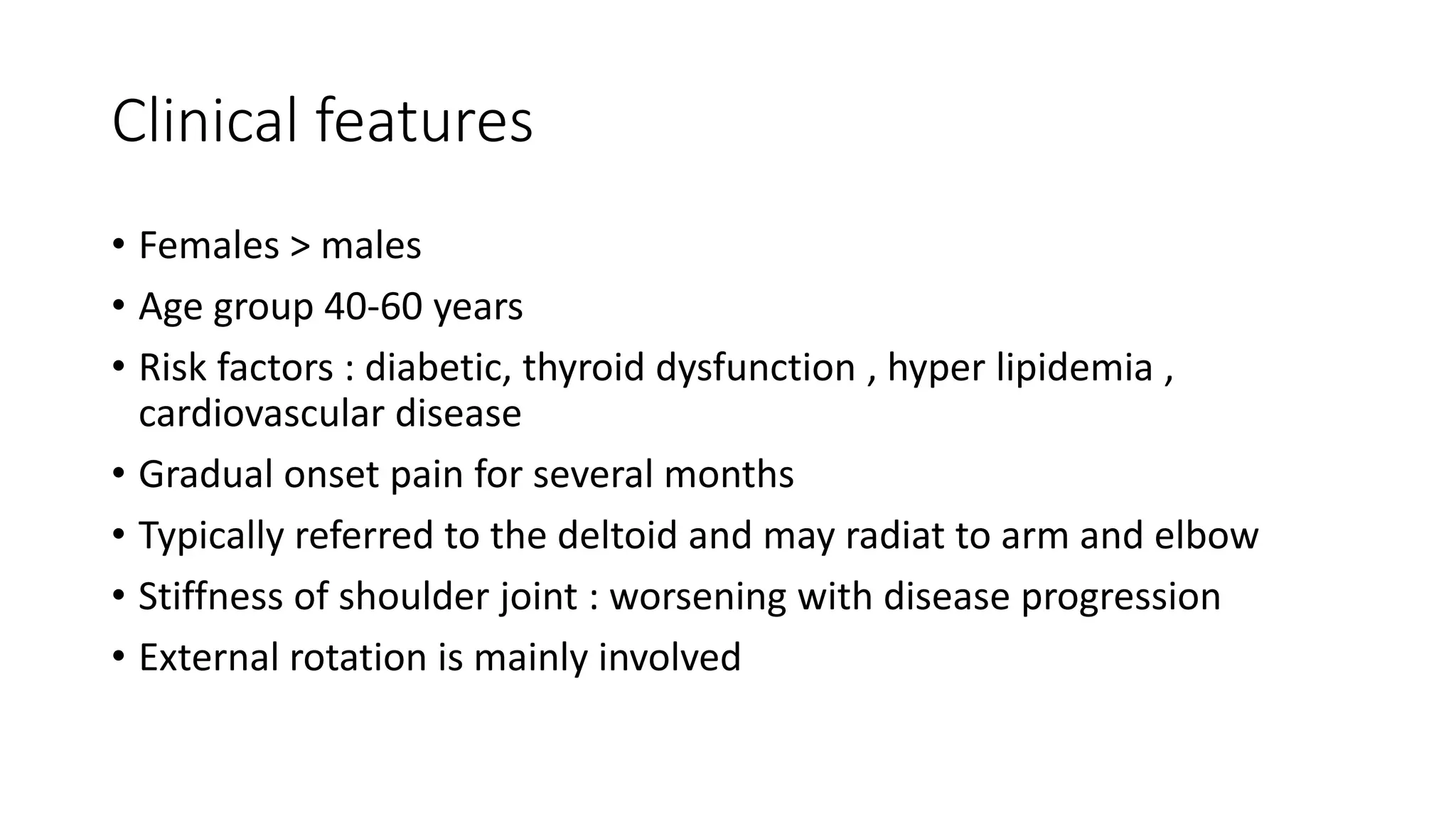 Peri arthritis shoulder | PPTX