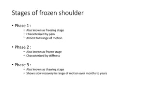 Peri arthritis shoulder | PPTX