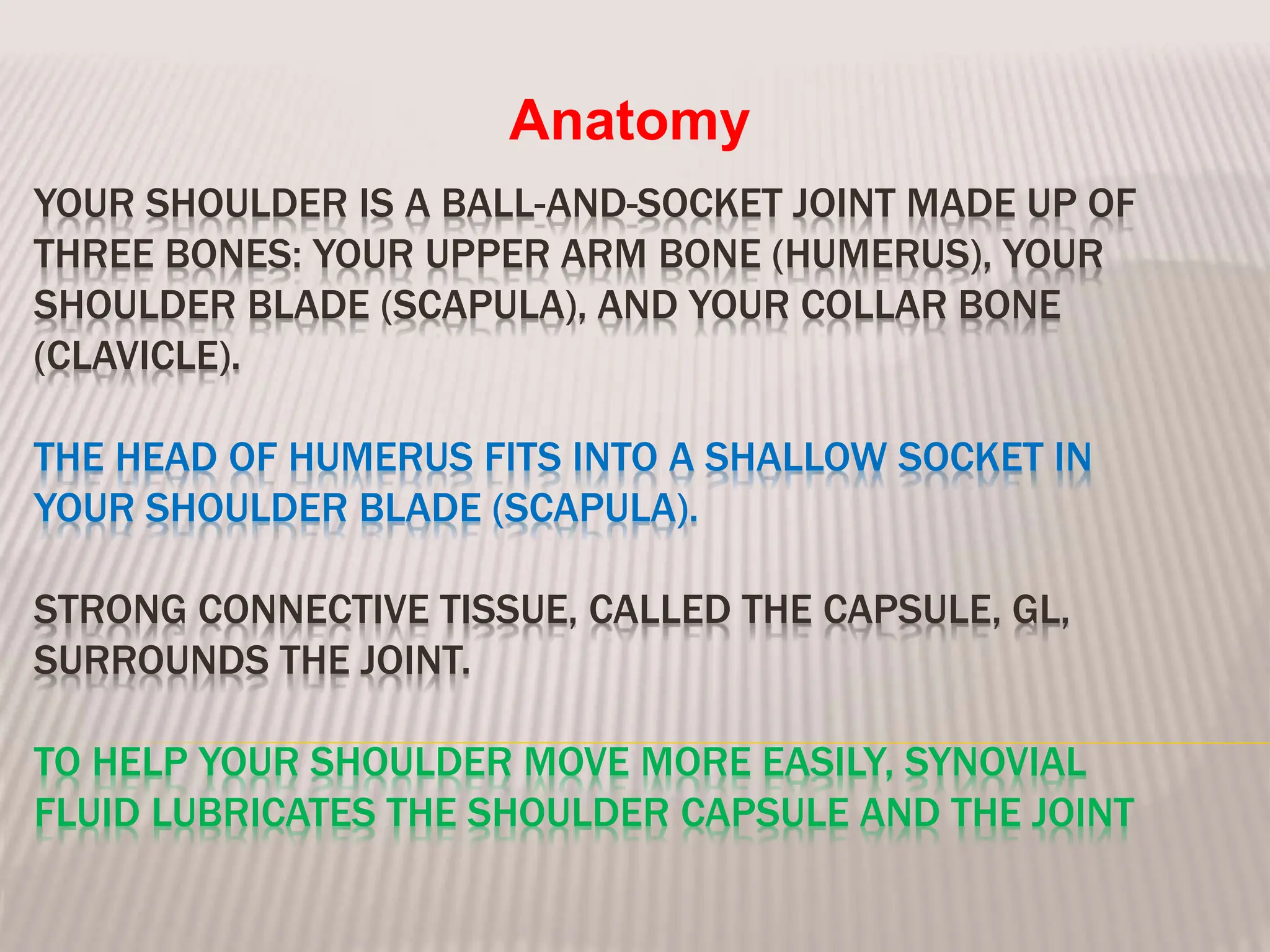 Periarteritis of shoulder joint, causes, clinical feature | PPTX