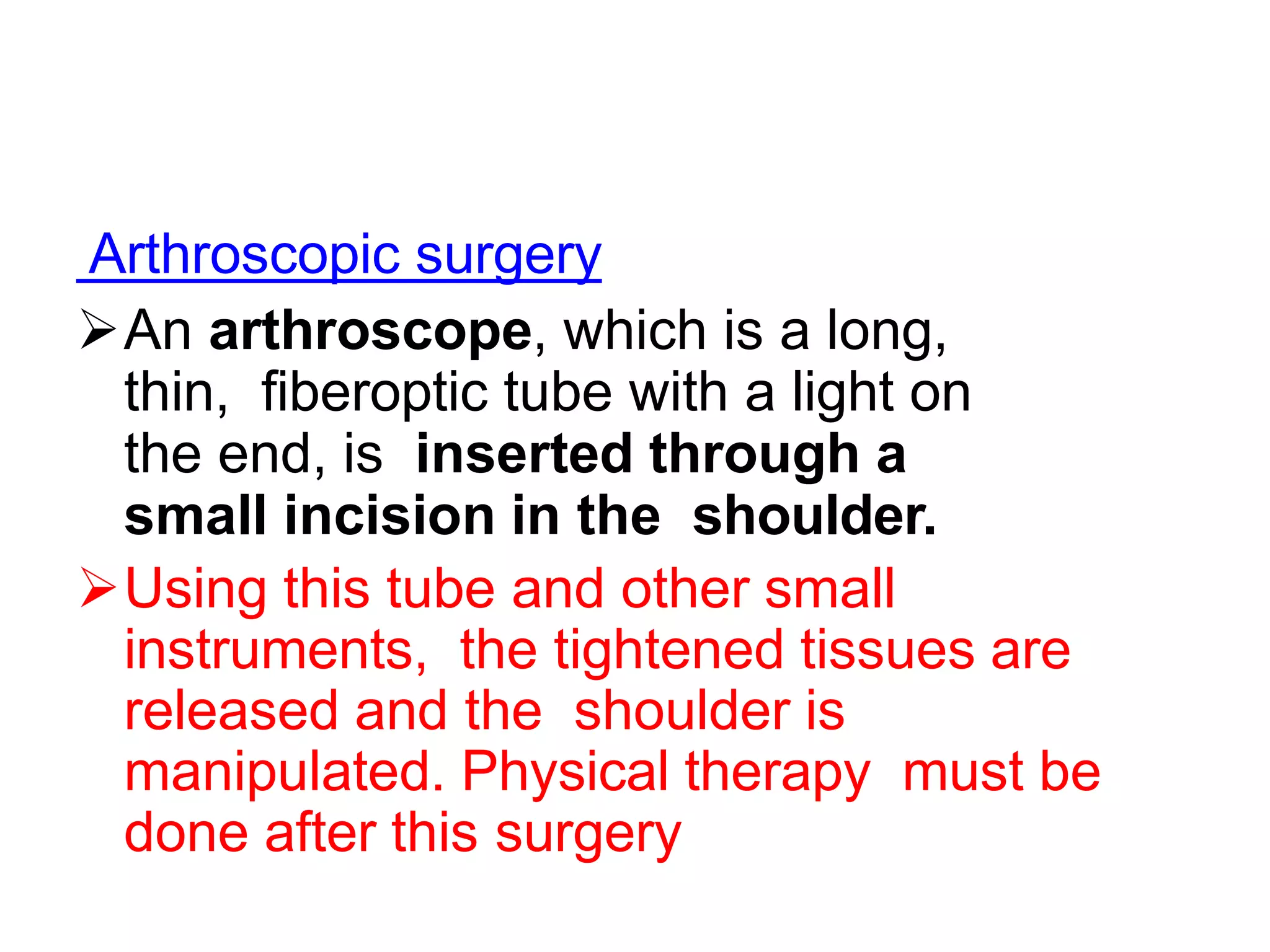 Periarthritis shoulder & painful arc | PPTX