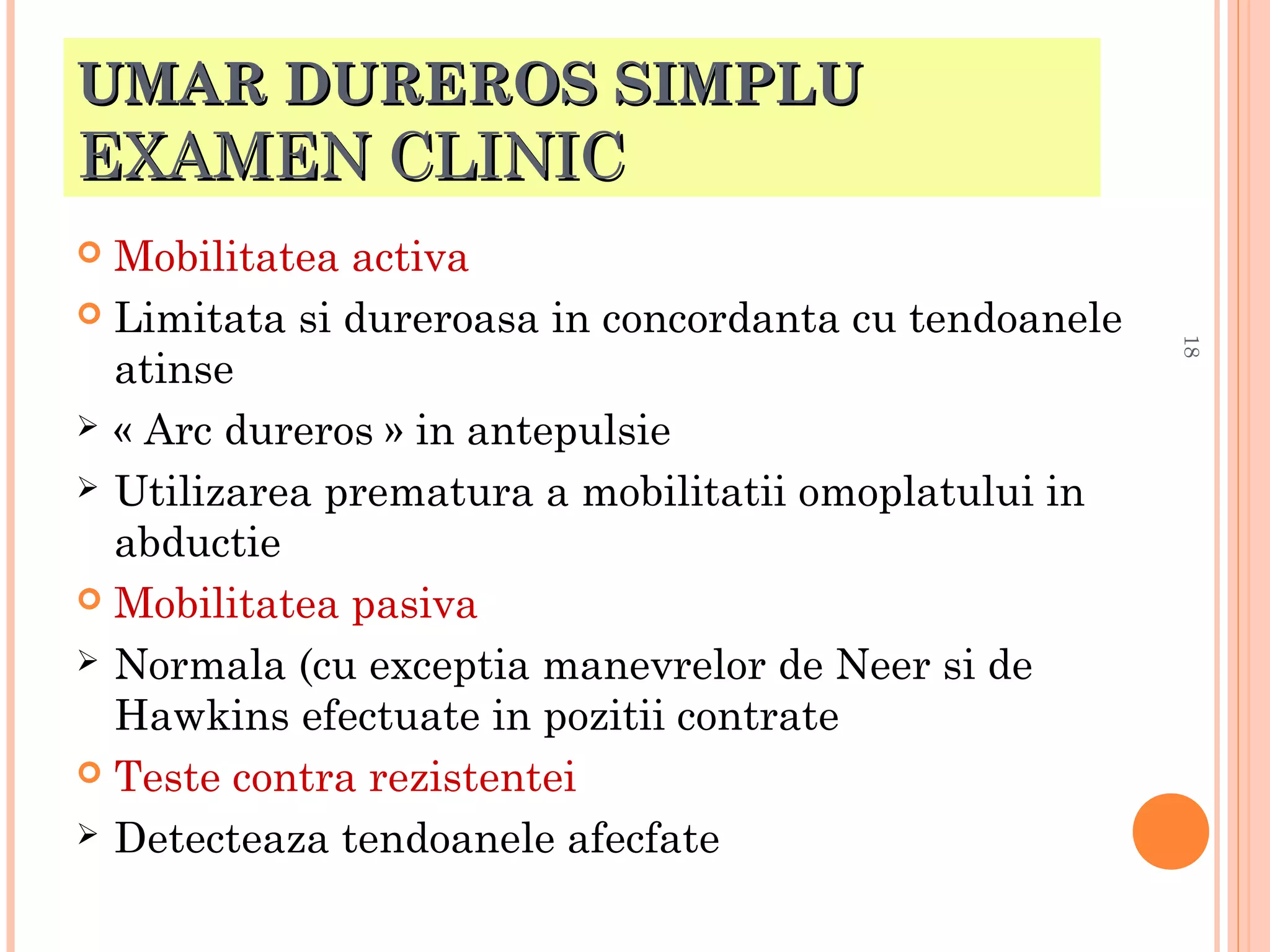 Periartrita scapulo humerala | PPT