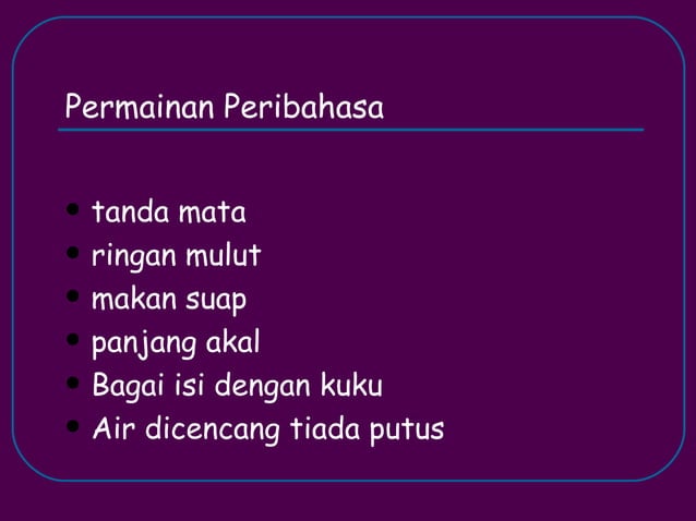 Peribahasa | PPT