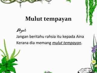Peribahasa 123 | PPT
