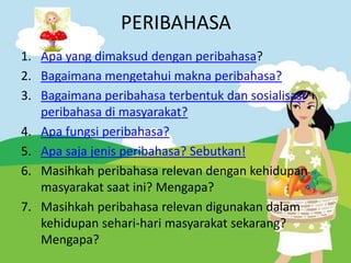 Peribahasa | PPTX