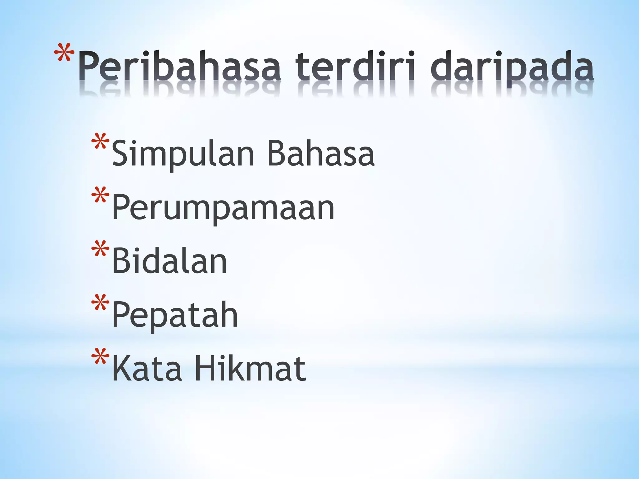 Peribahasa | PPTX