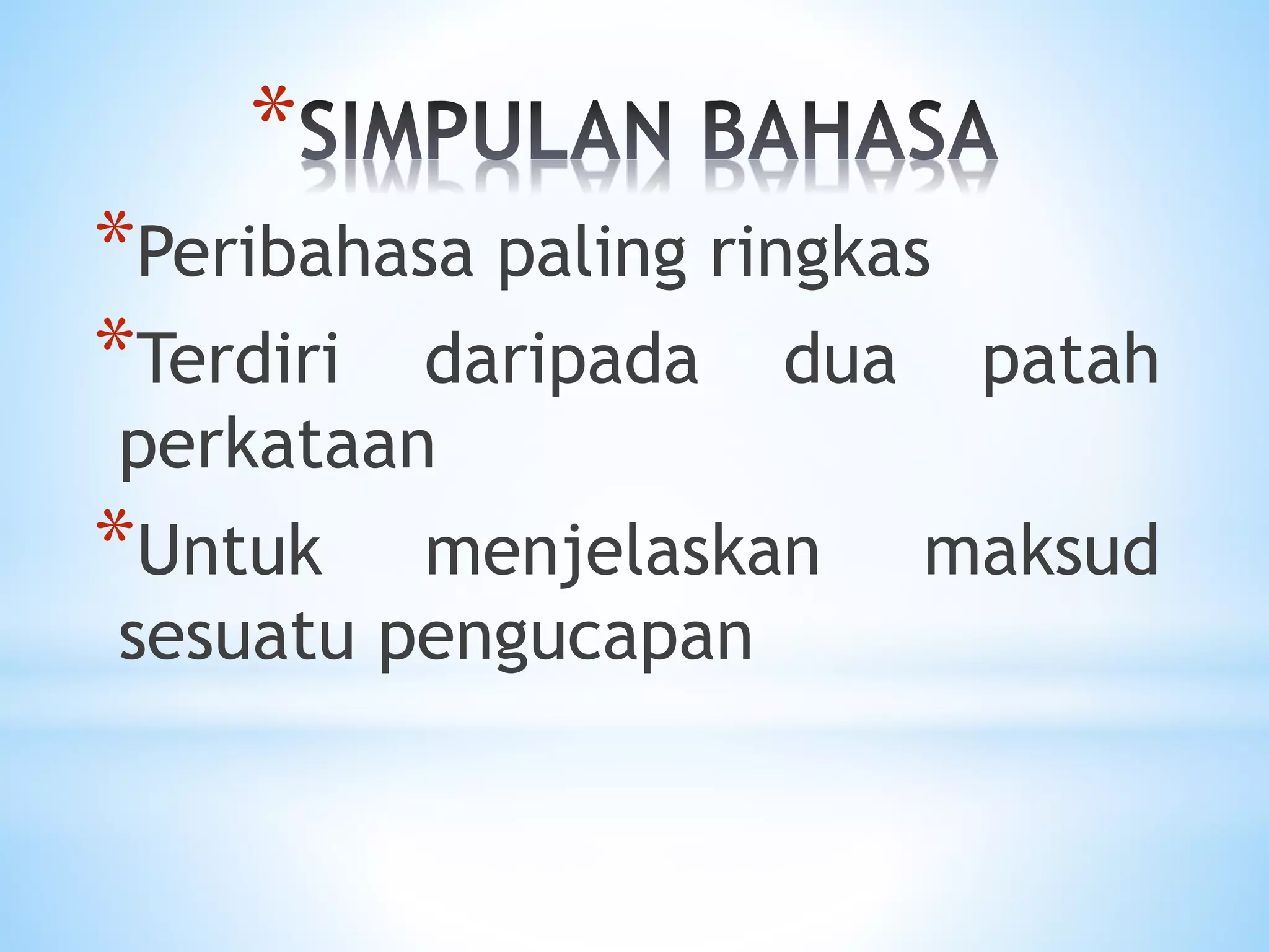Peribahasa | PPT