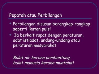 Peribahasa ppt | PPT