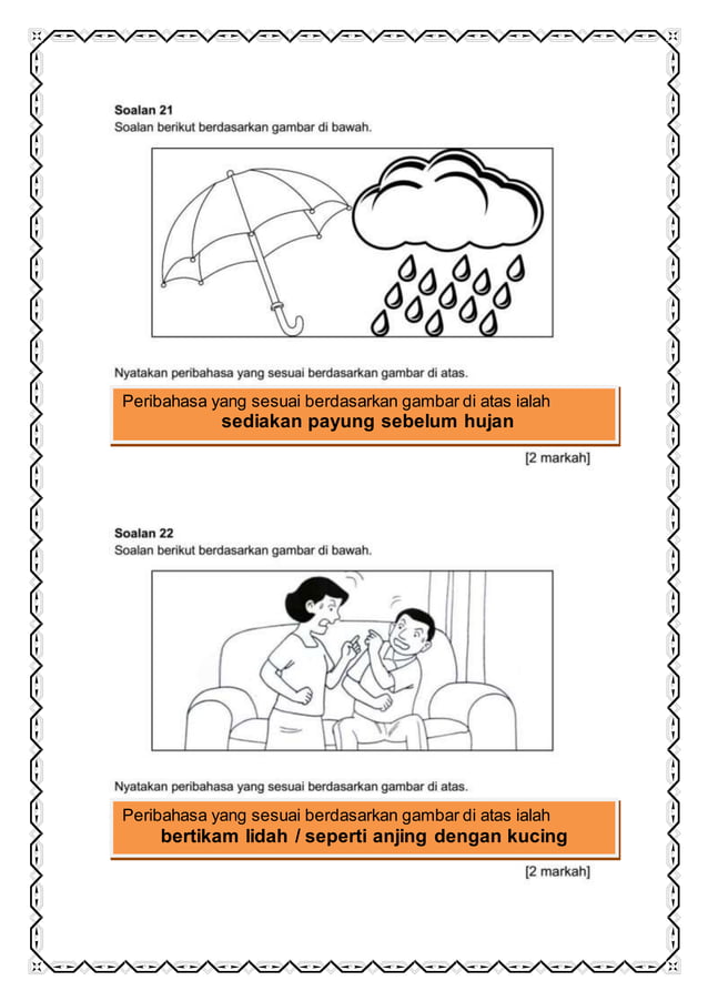 Peribahasa bergambar1 | PDF