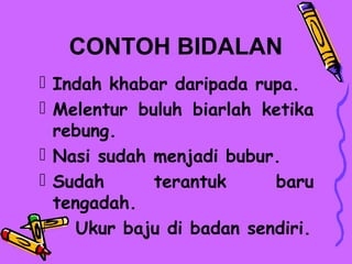 Contoh Kata Bidalan Bahasa Tahun 5 - JamiesrStanton