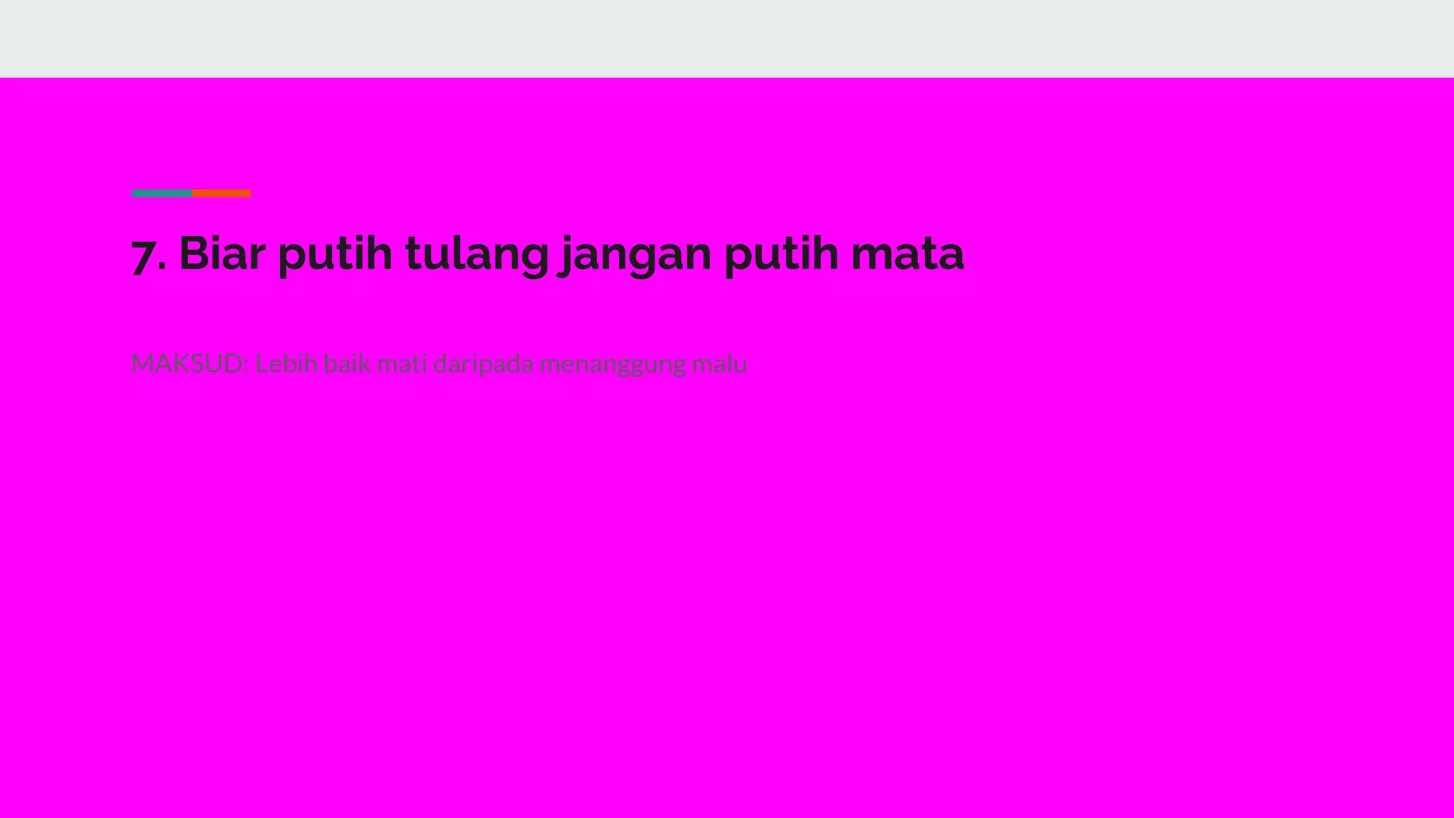 Peribahasa tahun 5 (1) | PPT