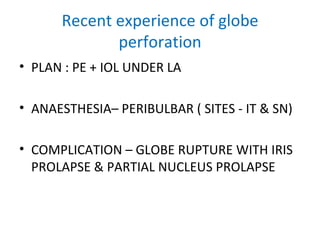 Peribulbar anaesthesia in eye surgery (4) | PPT