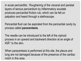 pericaduim anatomy pre - clinical (MBBS) | PPTX